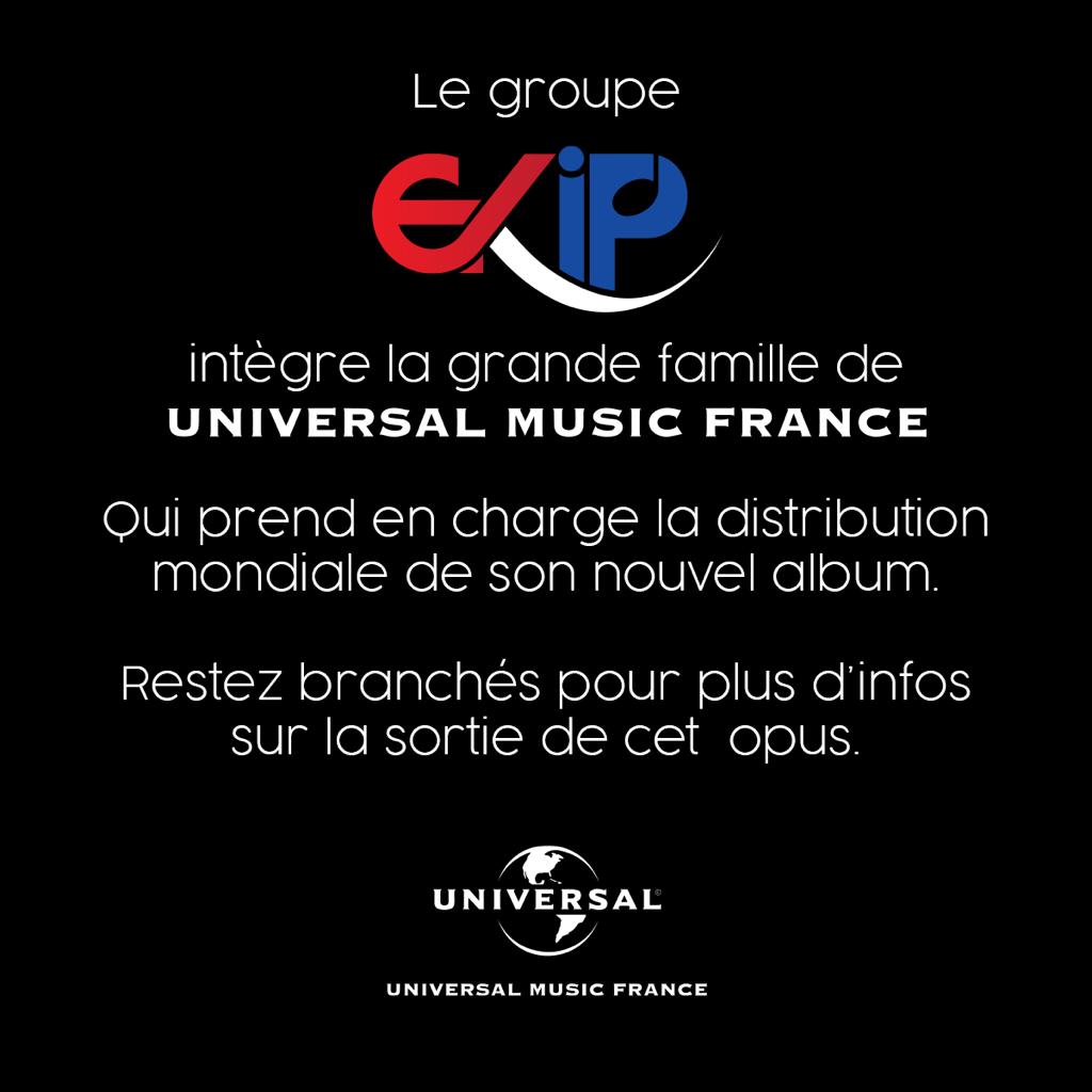 Ekip intègre la grande famille de Universal Music France