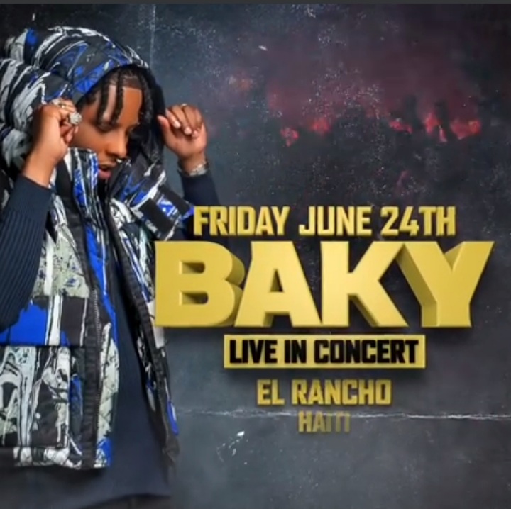 Baky en concert en Haïti le 24 juin
