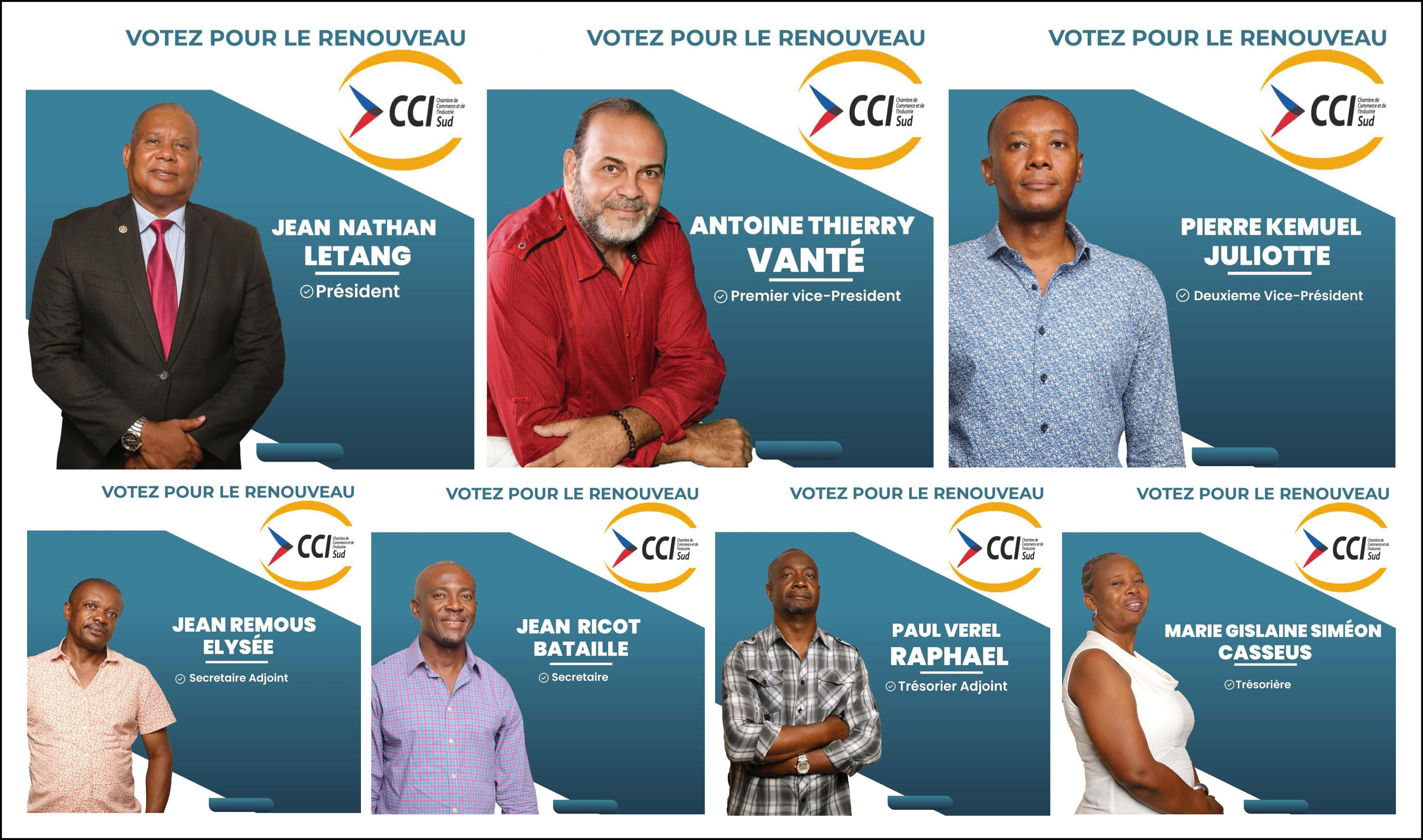 La Chambre de Commerce et d’Industrie du Sud a élu un nouveau Conseil