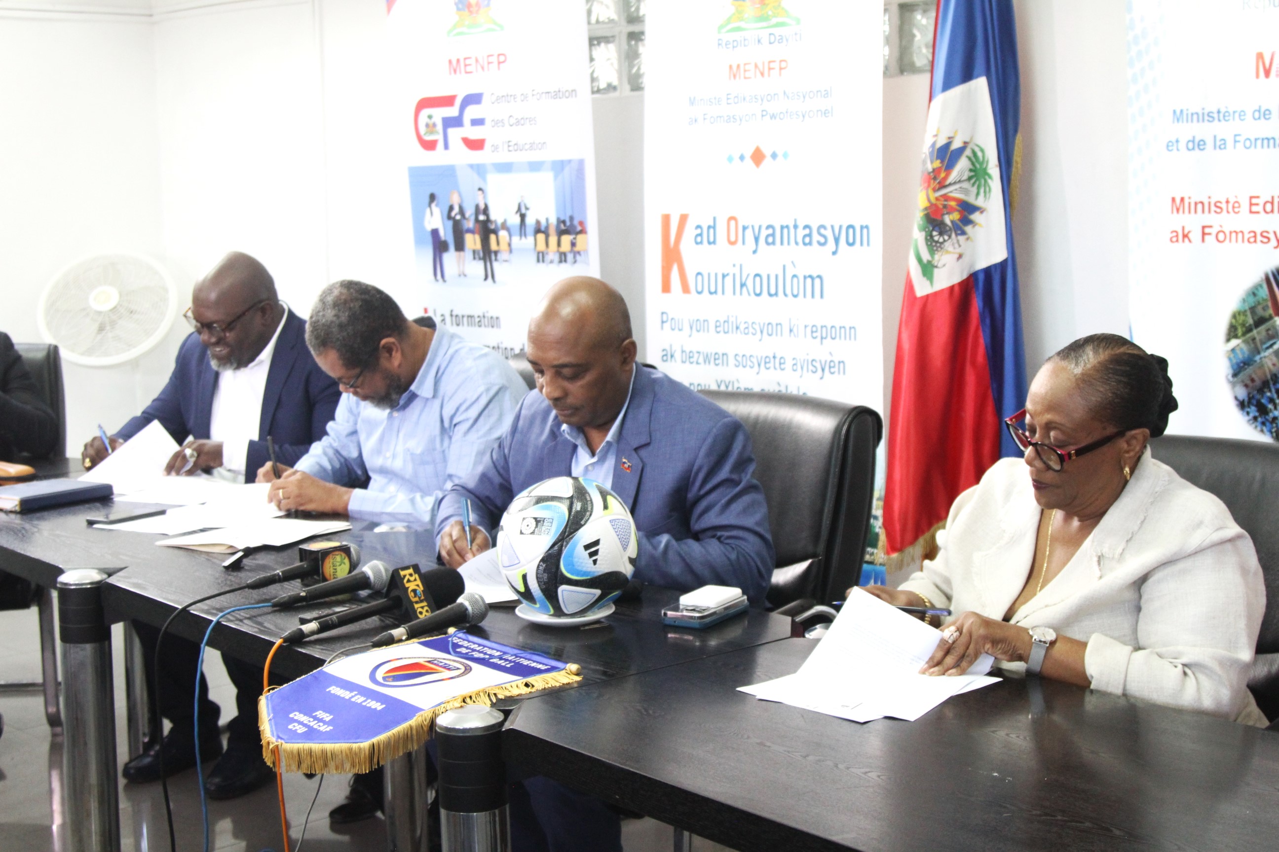 Le MENFP s’associe avec des fédérations sportives pour encourager la ...