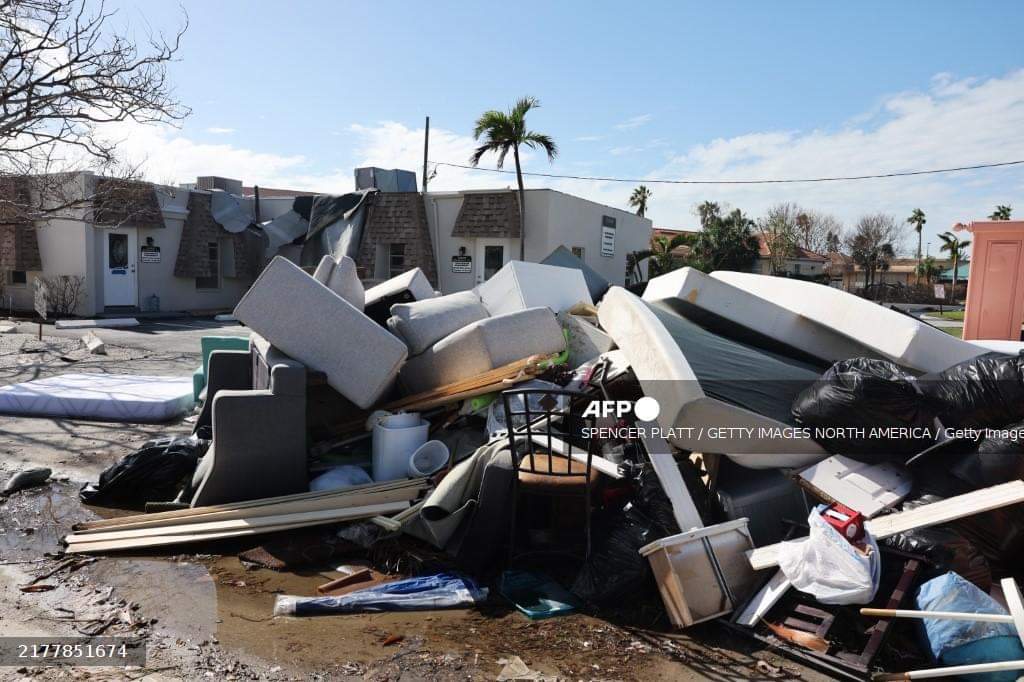 Au moins 10 morts en Floride après le passage de l'ouragan Milton